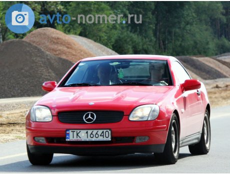 TK 16640, Mercedes-Benz SLK-Klasse (Kielce City) License plates of Poland