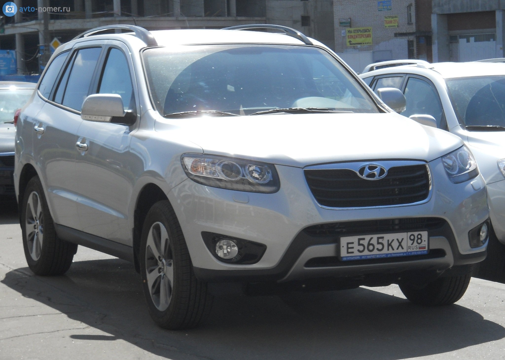 "е 565 кх 98" photos Hyundai Santa Fe. Russia