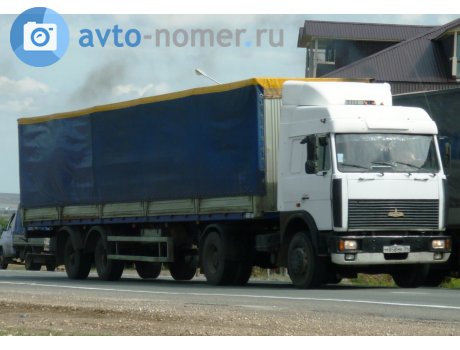 м858мк34, MAZ 5432 (Volgograd Oblast) License plate Russia