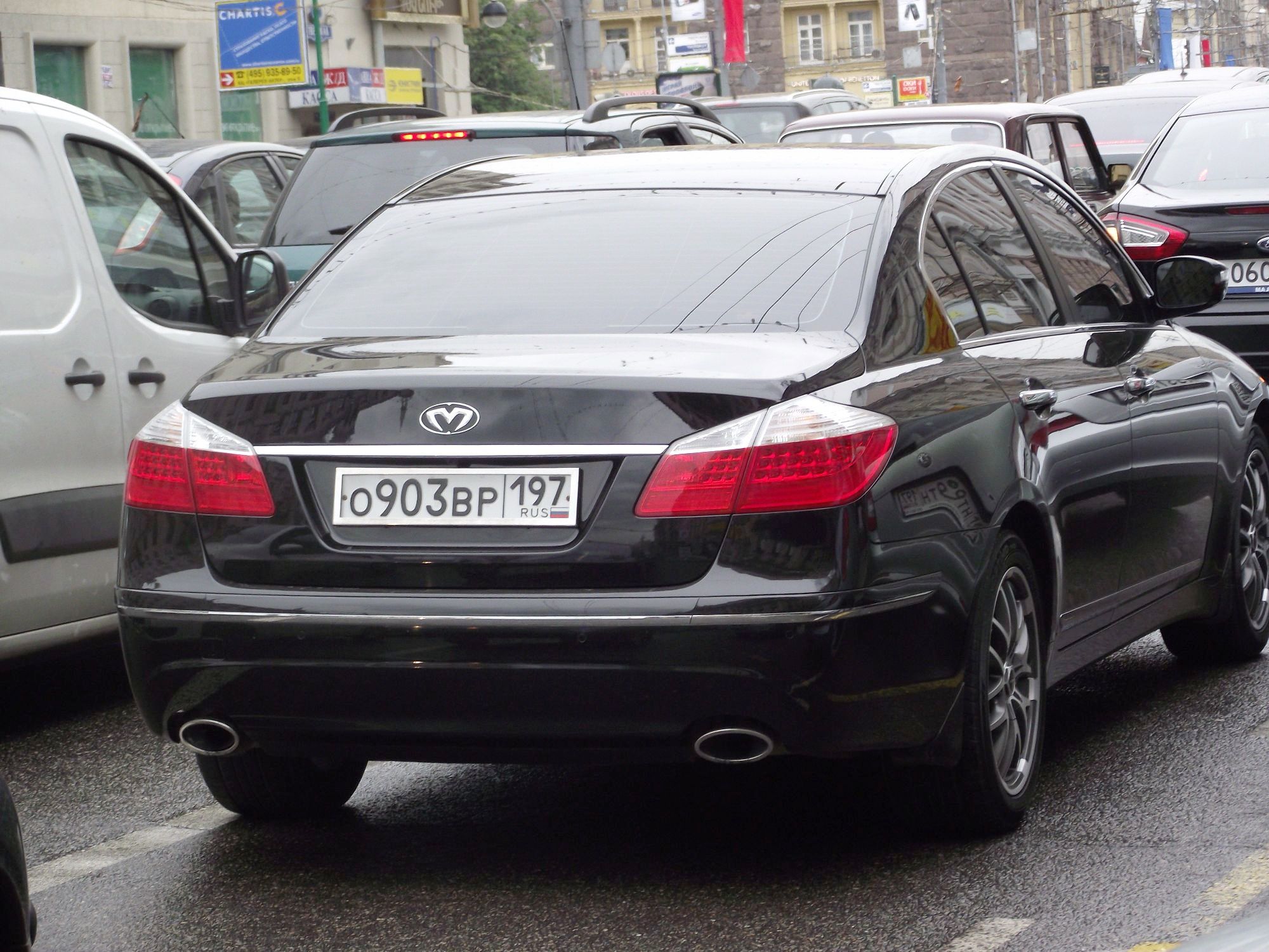 "о 903 вр 197" photos Hyundai Genesis. Russia