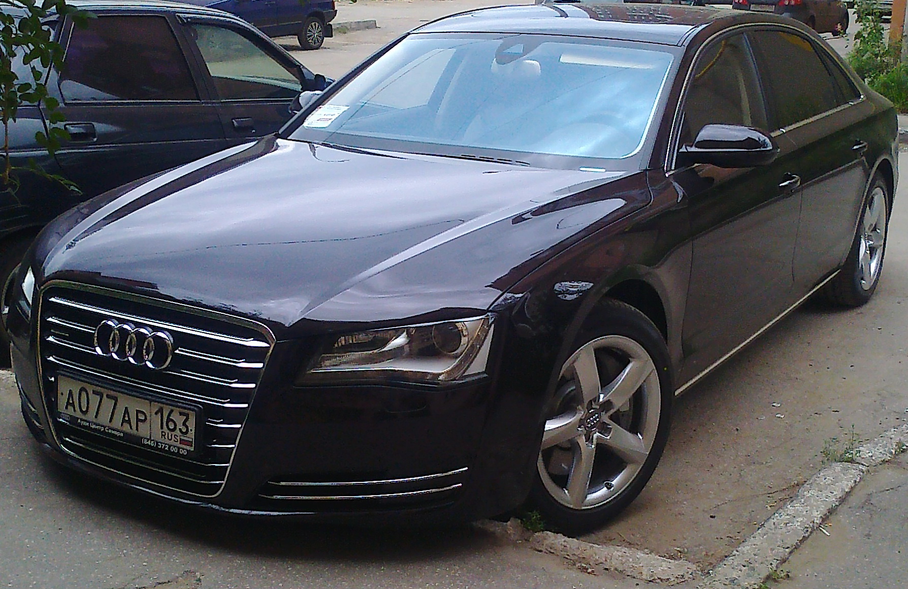 "а 077 ар 163" photos Audi A8. Russia