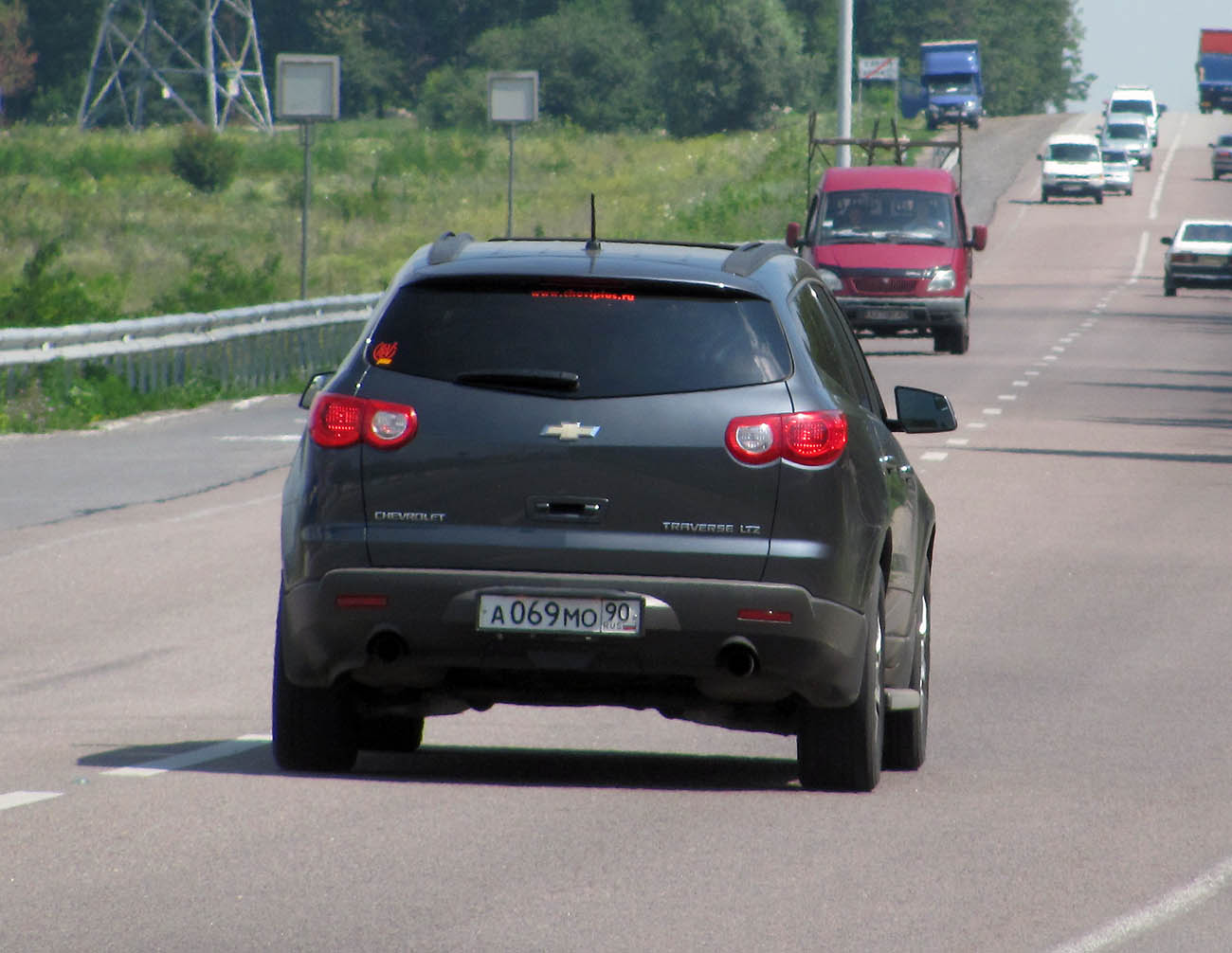 "а 069 мо 90" photos Chevrolet Traverse. Russia