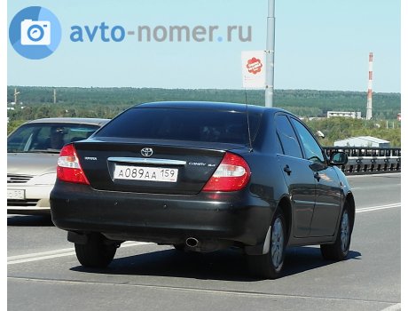 а089аа159, Toyota Camry (Perm Krai) License plate Russia