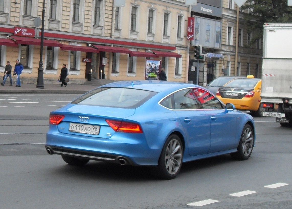 "о 110 ао 98" photos Audi A7. Russia