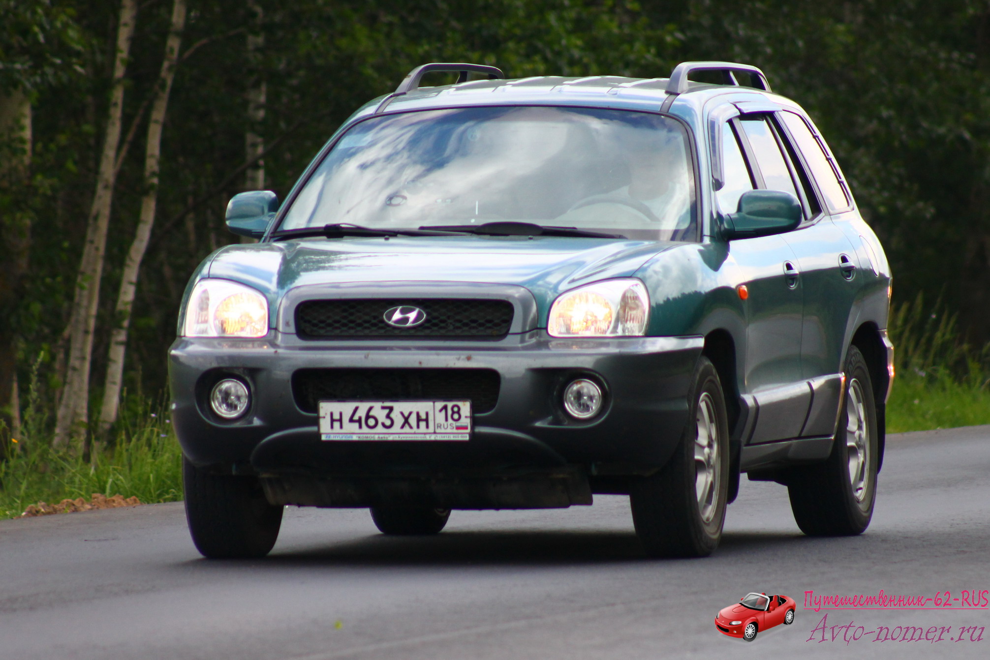 "н 463 хн 18" photos Hyundai Santa Fe. Russia