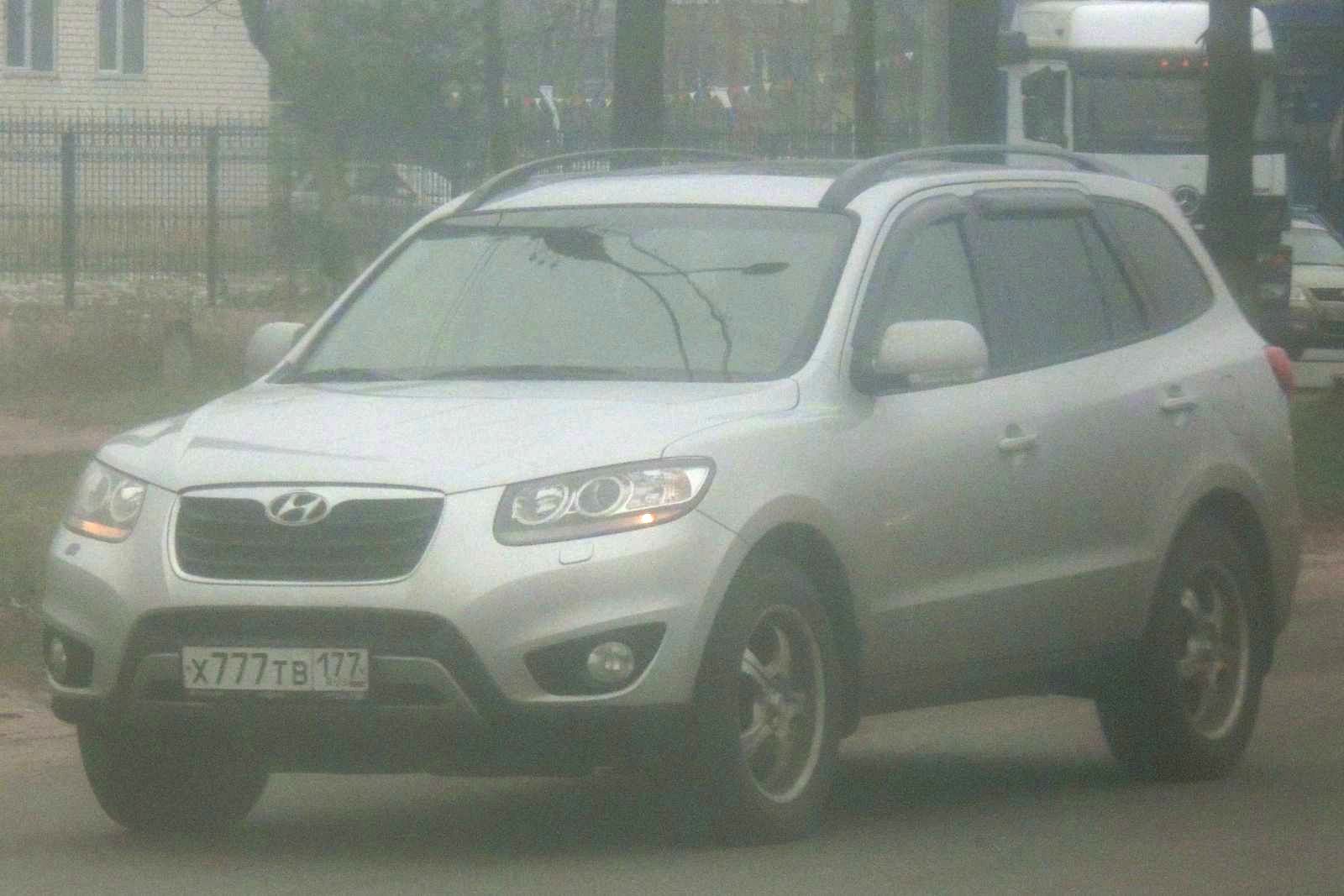 "х 777 тв 177" photos Hyundai Santa Fe. Russia