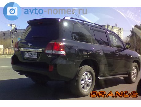 к002рр86, Toyota Land Cruiser (Khanty-Mansi Autonomous District of ...