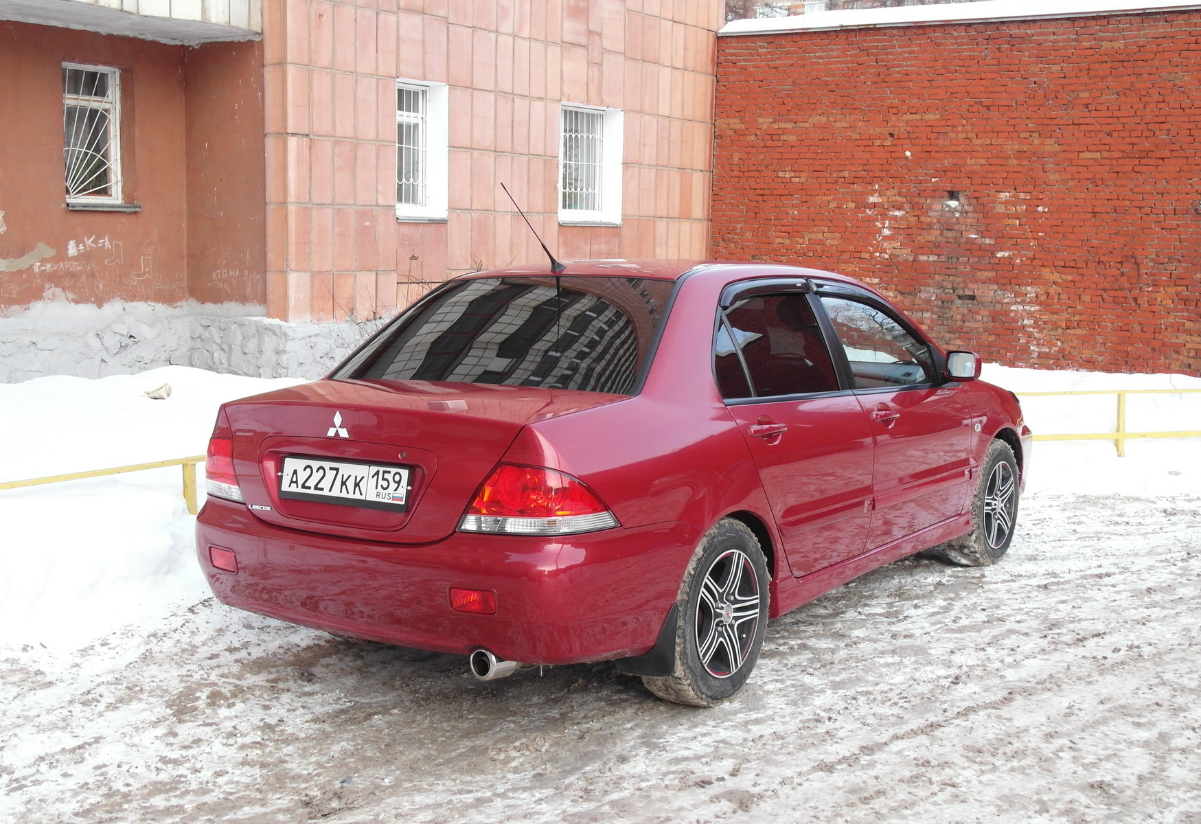"а 227 кк 159" photos Mitsubishi Lancer. Russia
