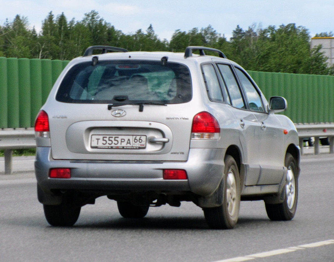 "т 555 ра 66" photos Hyundai Santa Fe. Russia