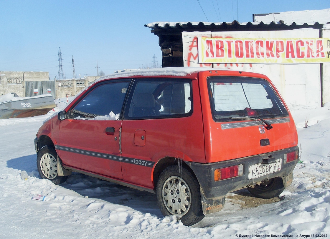 "к 628 вм 27" photos Honda Today. Russia