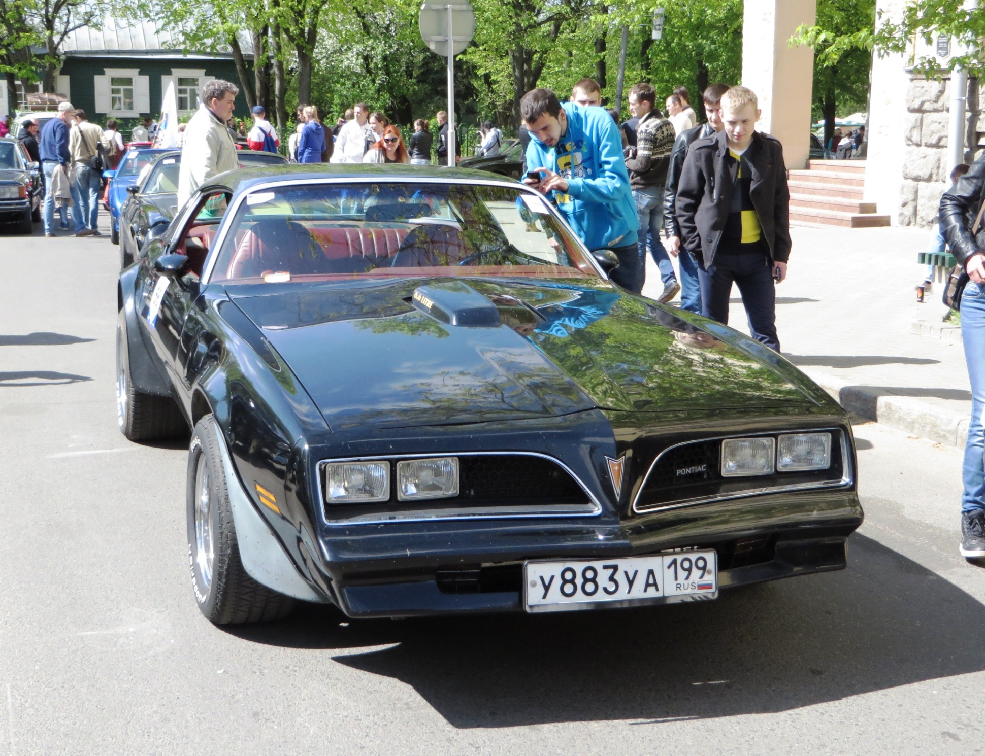 "у 883 уа 199" photos Pontiac Firebird. Russia