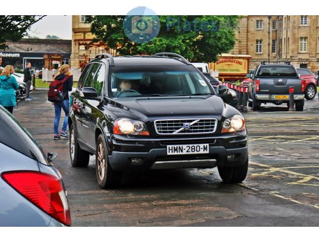 HMN 280M, Volvo XC90 (Isle of Man) License plate of the United Kingdom