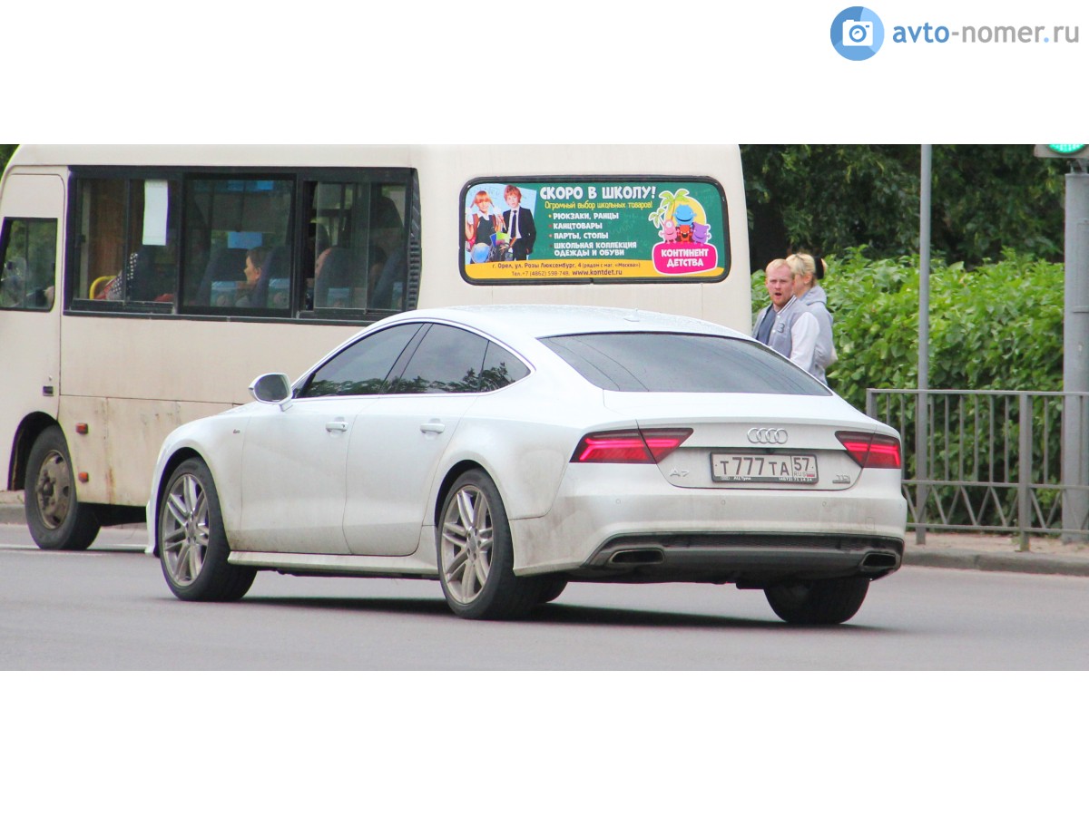 "т 777 та 57" photos Audi A7. Russia
