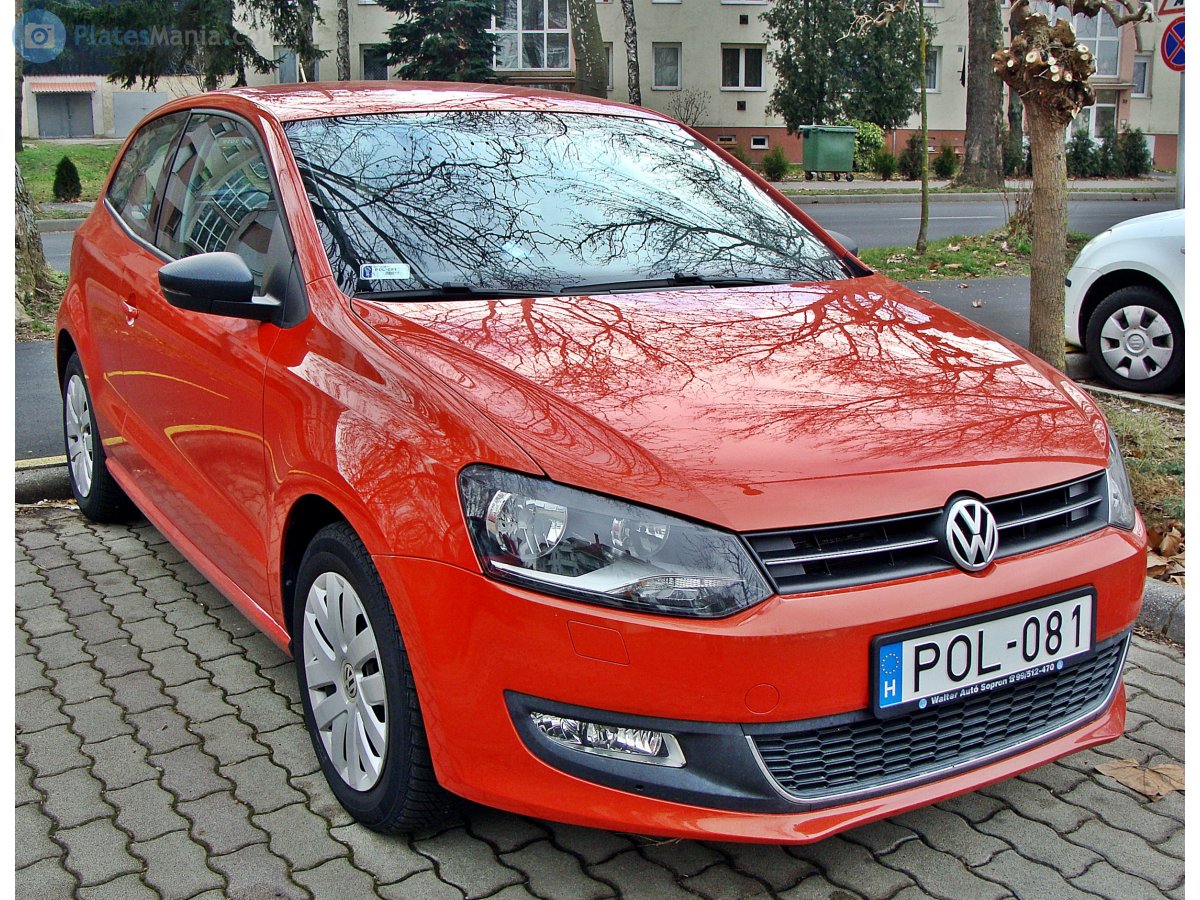 POL-081, Volkswagen Polo , license plates of Hungary