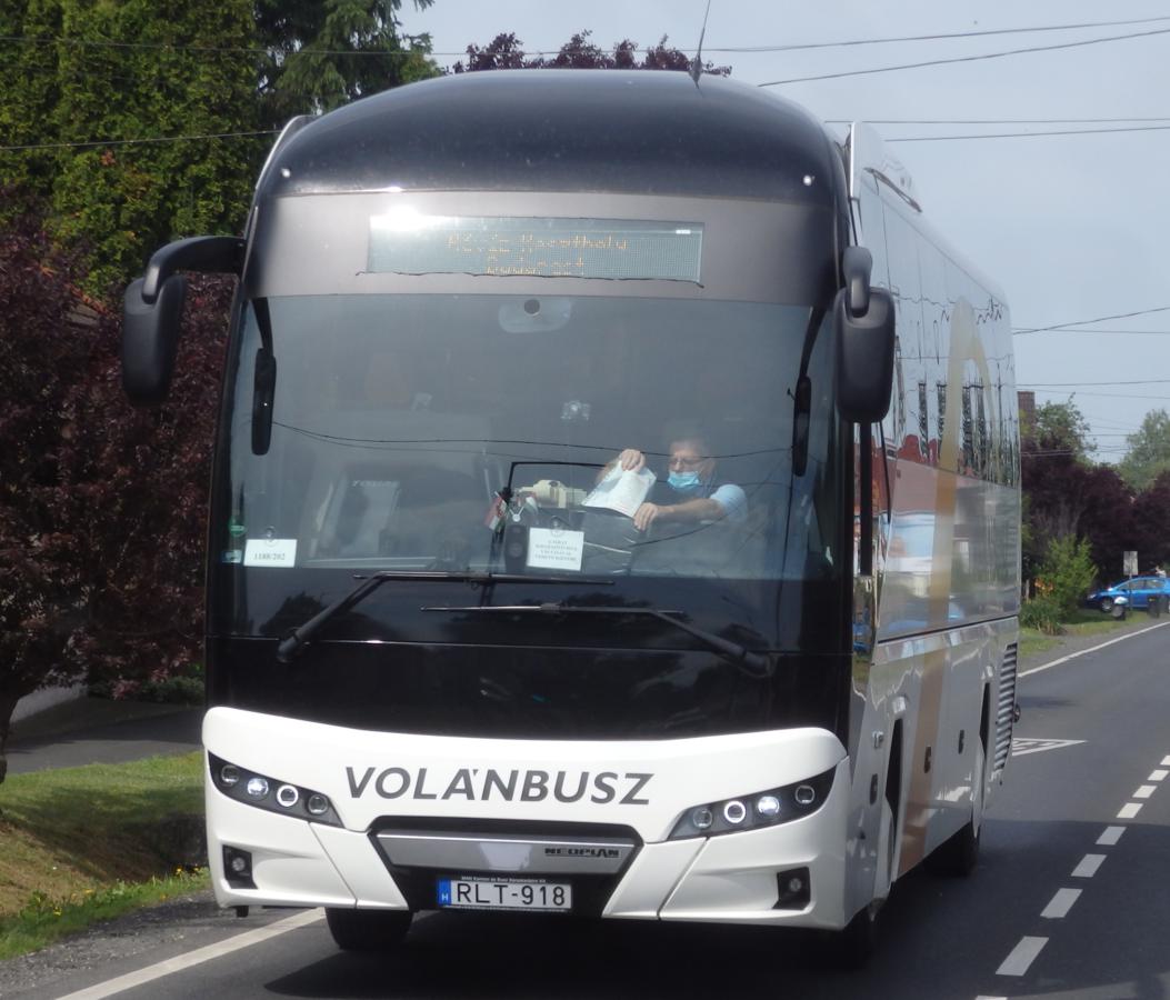 RLT-918, Neoplan Tourliner , license plates of Hungary