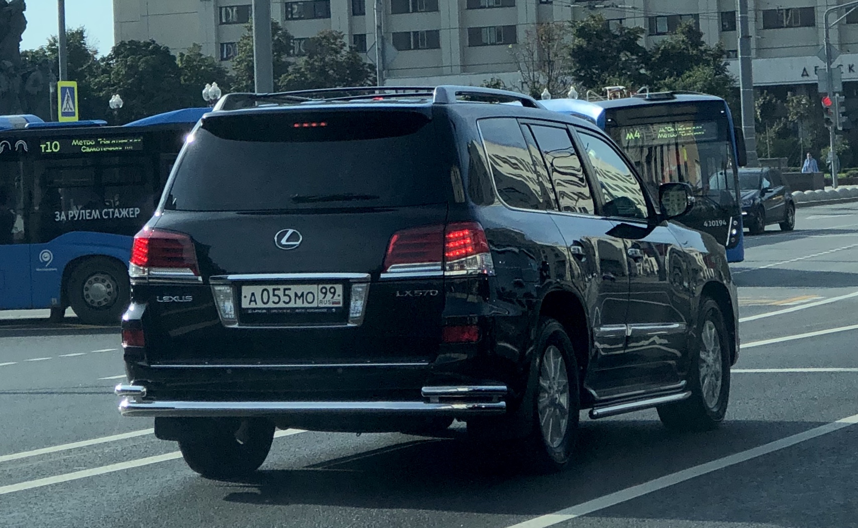 а055мо99, Lexus LX (Moscow City) License plate Russia