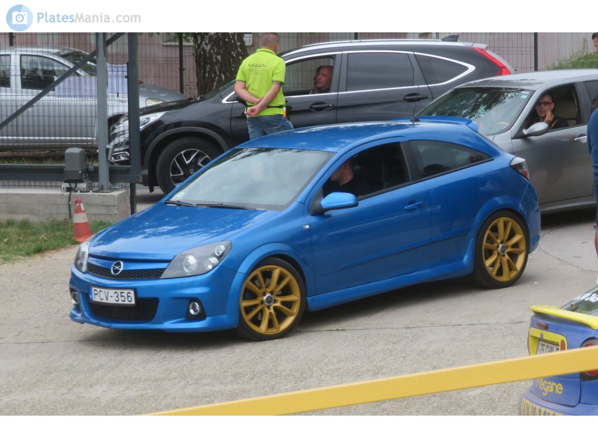 PCV-356, Opel Astra , license plates of Hungary