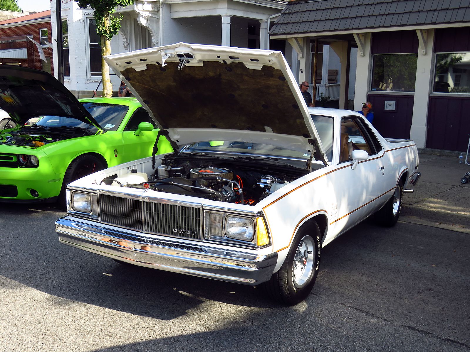 ROYAL K 1, Chevrolet El Camino (Ohio) License plate of the USA