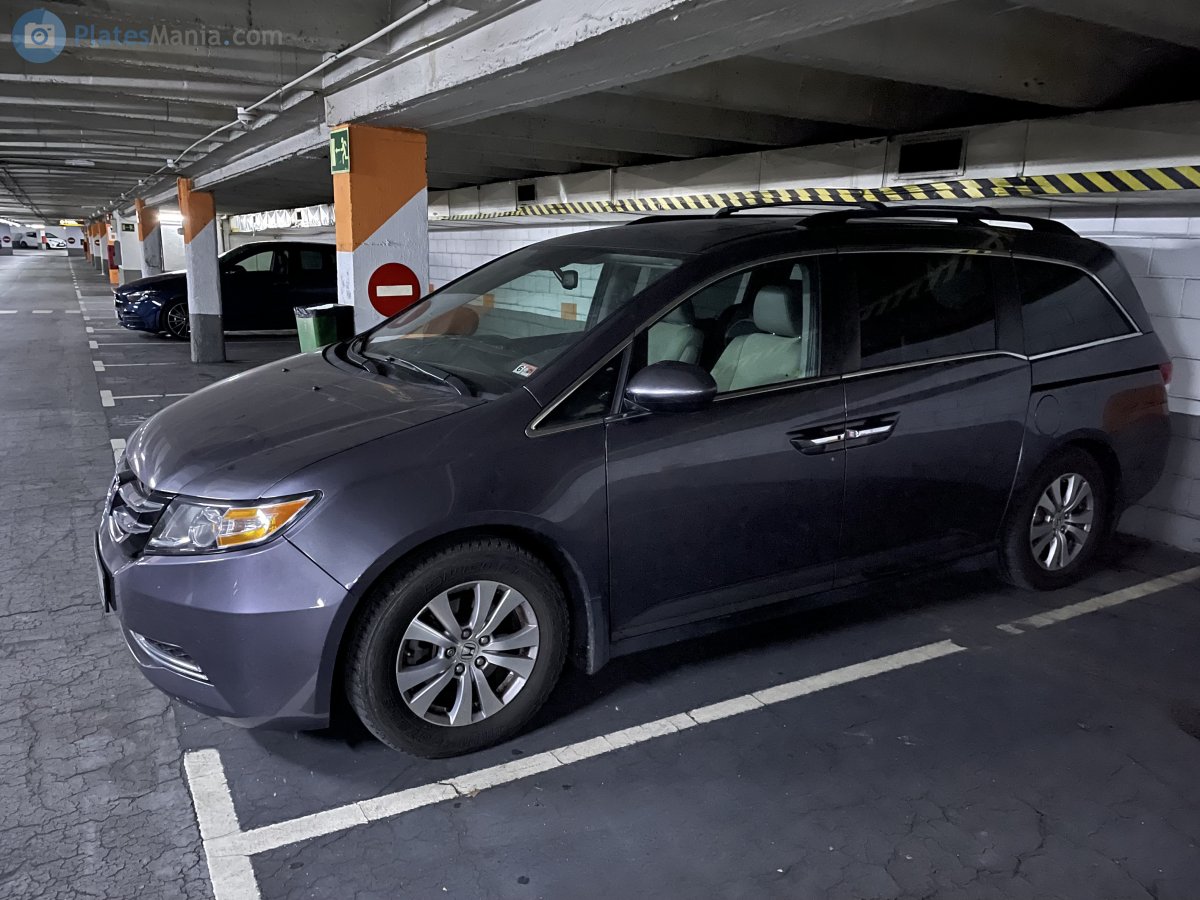 5536 LSL, Honda Odyssey , License plates of Spain