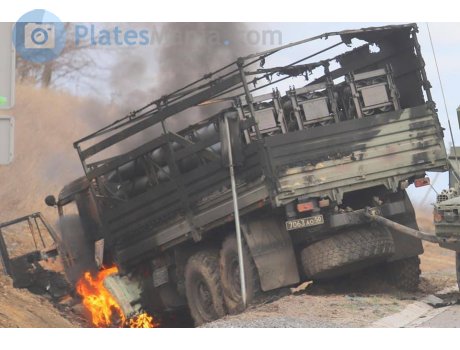 7077 ао 50, UAZ 3163 Patriot (Moscow Military District) License plate ...